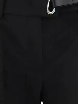 Sportmax Belted Straight-leg Trousers