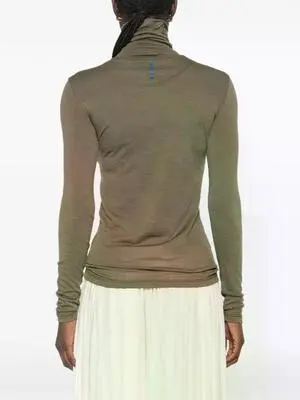 JIL SANDER High-neck Long-sleeve T-shirt - Neutrals