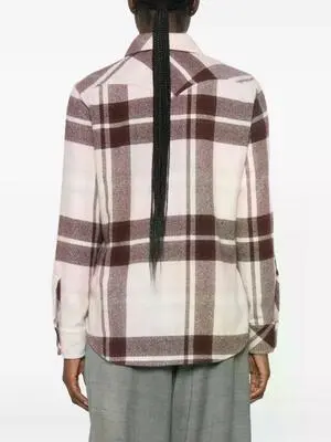 KUJTEN Lumber Check-pattern Button-down Shirt