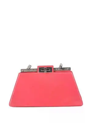 Fendi Peekaboo Cut Bag Leather Medium Shoulder Bag