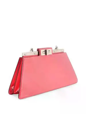 Fendi Peekaboo Cut Bag Leather Medium Shoulder Bag