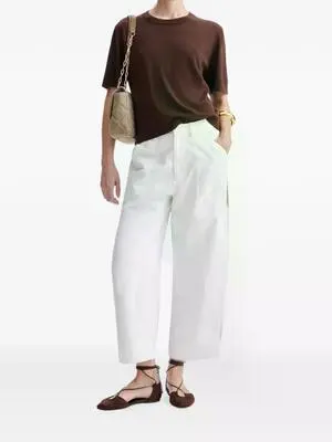 Vanessa Bruno Short-sleeve Merino-wool Sweater