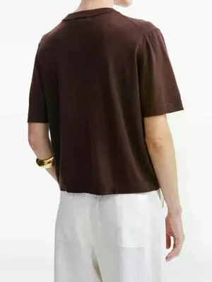 Vanessa Bruno Short-sleeve Merino-wool Sweater