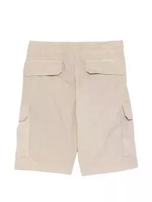 Emporio Armani Logo-patch Shorts - Neutrals