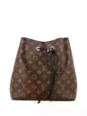 LOUIS VUITTON Monogram Canvas Neonoe Mm Bucket Bag - Brown