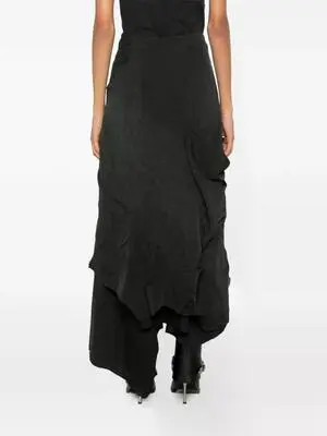 LEON EMANUEL BLANCK Distortion Asymmetric-zip Skirt