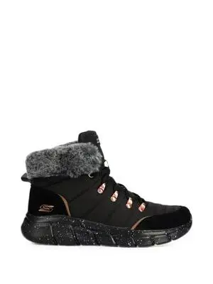 Sketchers Quilted Fur Trim Sneakers