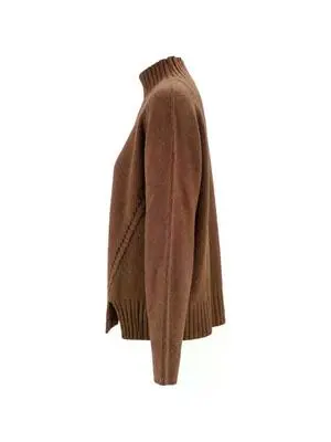 Ermanno Scervino Bead-embellished High-neck Sweater