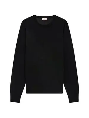 FURSAC Crew-neck Wool Sweater - Black