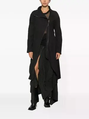 LEON EMANUEL BLANCK Asymmetric Zip-up Coat