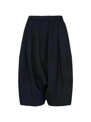 Comme Des Garçons Panelled Wide-leg Trousers - Black