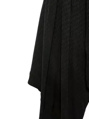 KIKO KOSTADINOV Textured Draped Trousers - Black