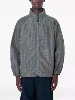 Comme Des Garçons Checked Hooded Jacket - Green
