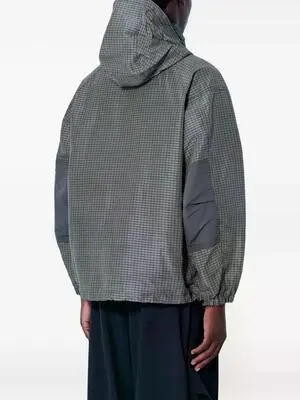 Comme Des Garçons Checked Hooded Jacket