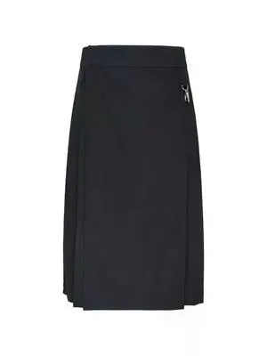 Simone Rocha Pleated Kilt-style Midi Skirt