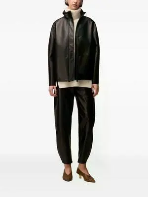 RETORI Barrel-fit Leather Trousers