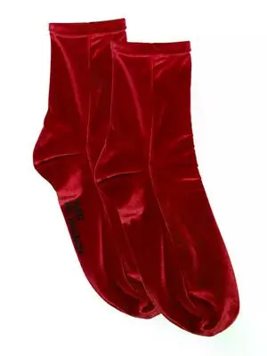 Noir Kei Ninomiya Velour Short Socks