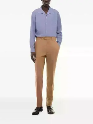 FURSAC Virgin-wool Trousers - Brown