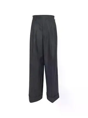 Junya Watanabe Pleated Tailored Trousers - Grey