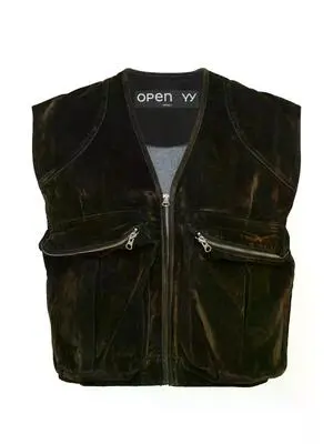 OPEN YY Velvet Cargo Gilet
