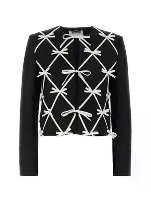 Moschino Wool-blend Jacket With Bows