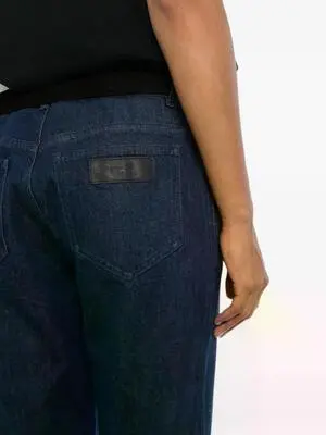 AGNES B. High-waisted Straight-leg Jeans