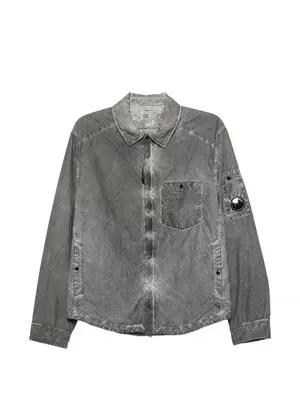 C.P. COMPANY Lens-detail Shirt Jacket - Grey