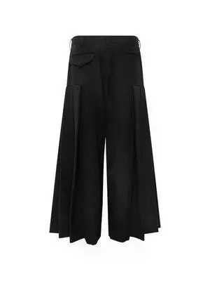 Comme Des Garçons Pleated Wide-leg Trousers