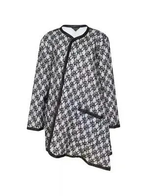 Comme Des Garçons Asymmetrical Lace Coat