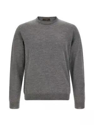 SLOWEAR Ribbed-trim Crew-neck T-shirt - Grey