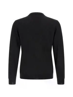 SLOWEAR Crew-neck Ribbed-trim T-shirt - Black