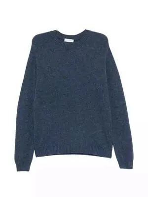 Boglioli Crew-neck Knitted Sweater - Blue