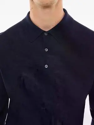 FURSAC Long-sleeve Wool Polo Shirt