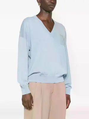 Peserico Embellished V-neck Sweater