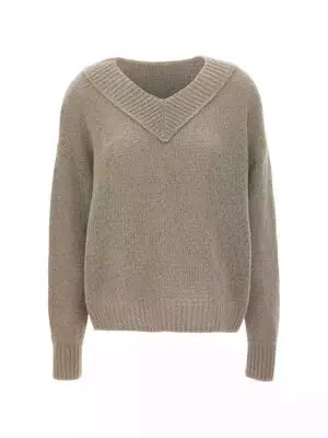 Hemisphere V-neck Sweater