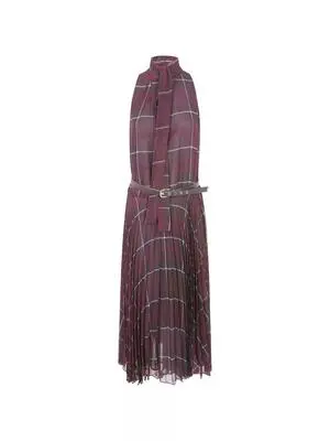 Max Mara Pleated Midi Dress