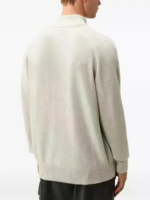 C.P. COMPANY Lambswool Lens Zipped Sweater