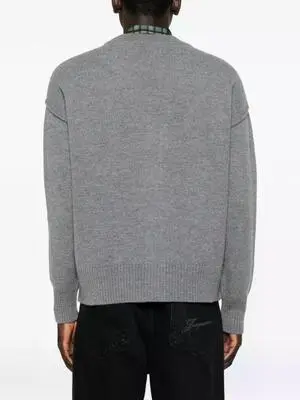 AMI Paris De Coeur Buttoned Cardigan