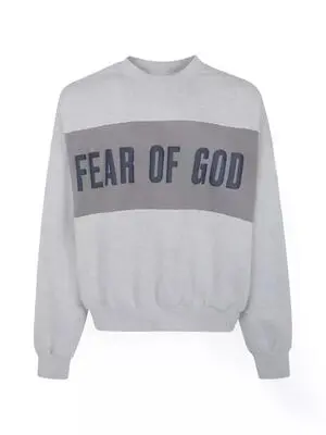 Fear Of God Cropped Relaxed Panelled Sweatshirt