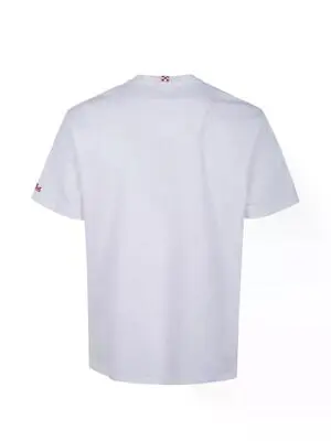 MC2 SAINT BARTH Graphic-print Pocket T-shirt - White