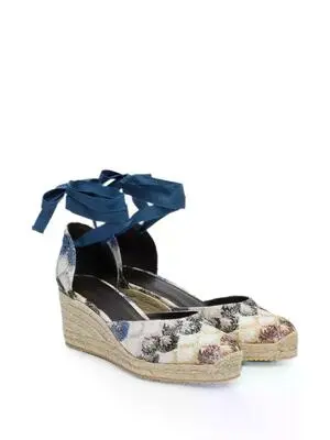 Missoni Zigzag-knit Espadrille Wedges
