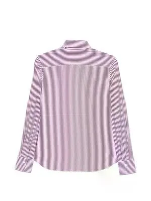XACUS Vertical-stripe Shirt - Red