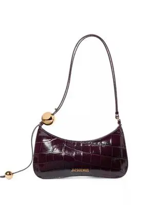 Jacquemus Croc-effect Leather Shoulder Bag