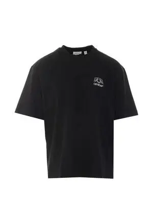 Off-White Logo-print Crew-neck T-shirt