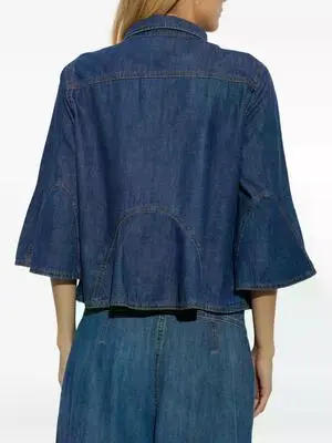 Munthe Vunna Flared-sleeve Denim Shirt