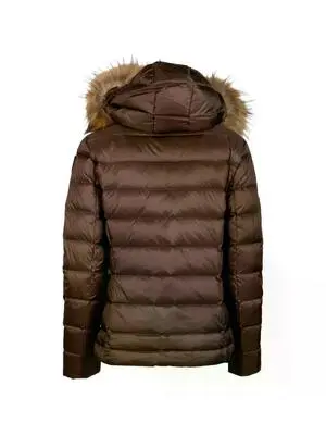 BLAUER. Faux-fur Trim Quilted Jacket - Brown