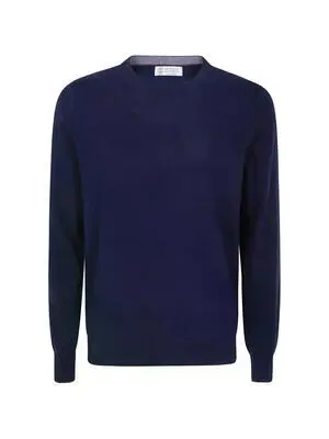 Brunello Cucinelli Cashmere Crew-neck Sweater - Blue