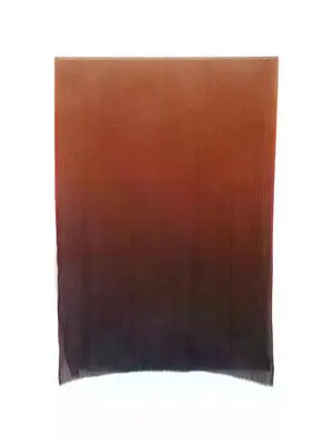 SGOMBERO CANTINE Andromeda Herringbone-weave Ombre Scarf - Orange