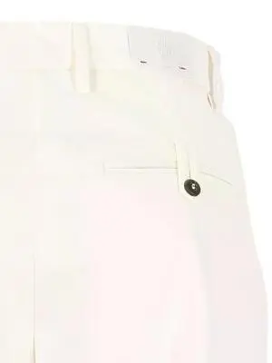 Eleventy Pleated Tapered-leg Trousers