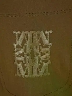 Max Mara Logo-embroidered Drawstring Trousers